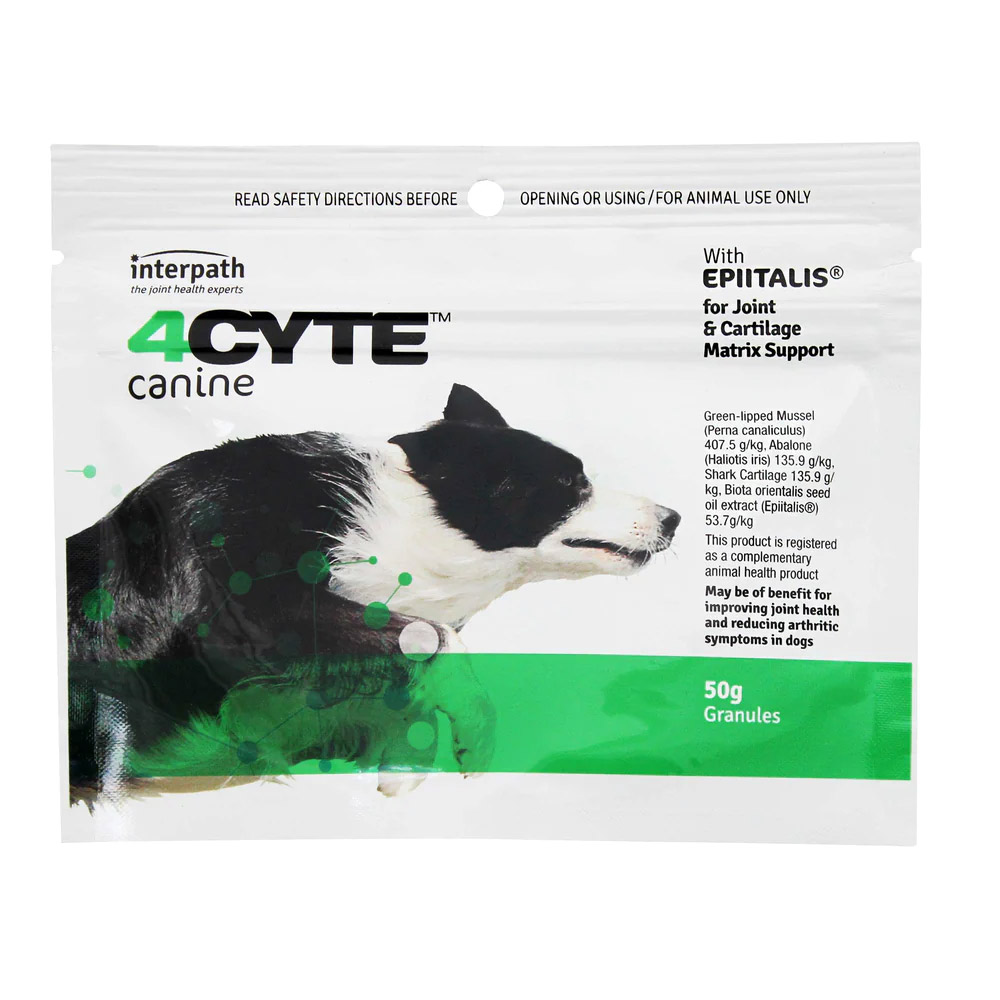 4cyte Canine Joint Support Supplement Granules For Dog 50 Gm