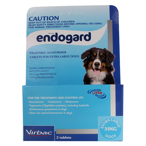 Buy Endogard For Dogs For Extra Large Dogs 35kg (Blue) - Free Shipping
