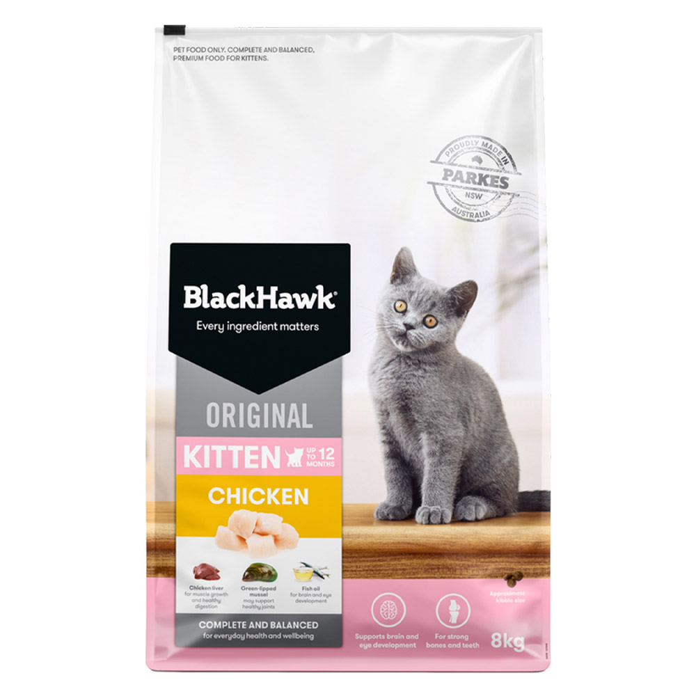 Buy Black Hawk Original Kitten Chicken Dry Cat Food - Free Shipping