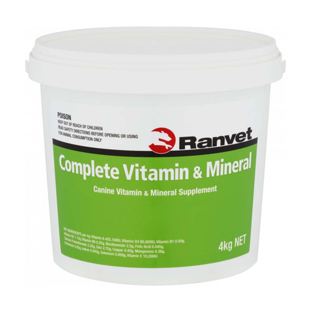 Buy Ranvet Complete Vitamin & Mineral For Dogs - Free Shipping
