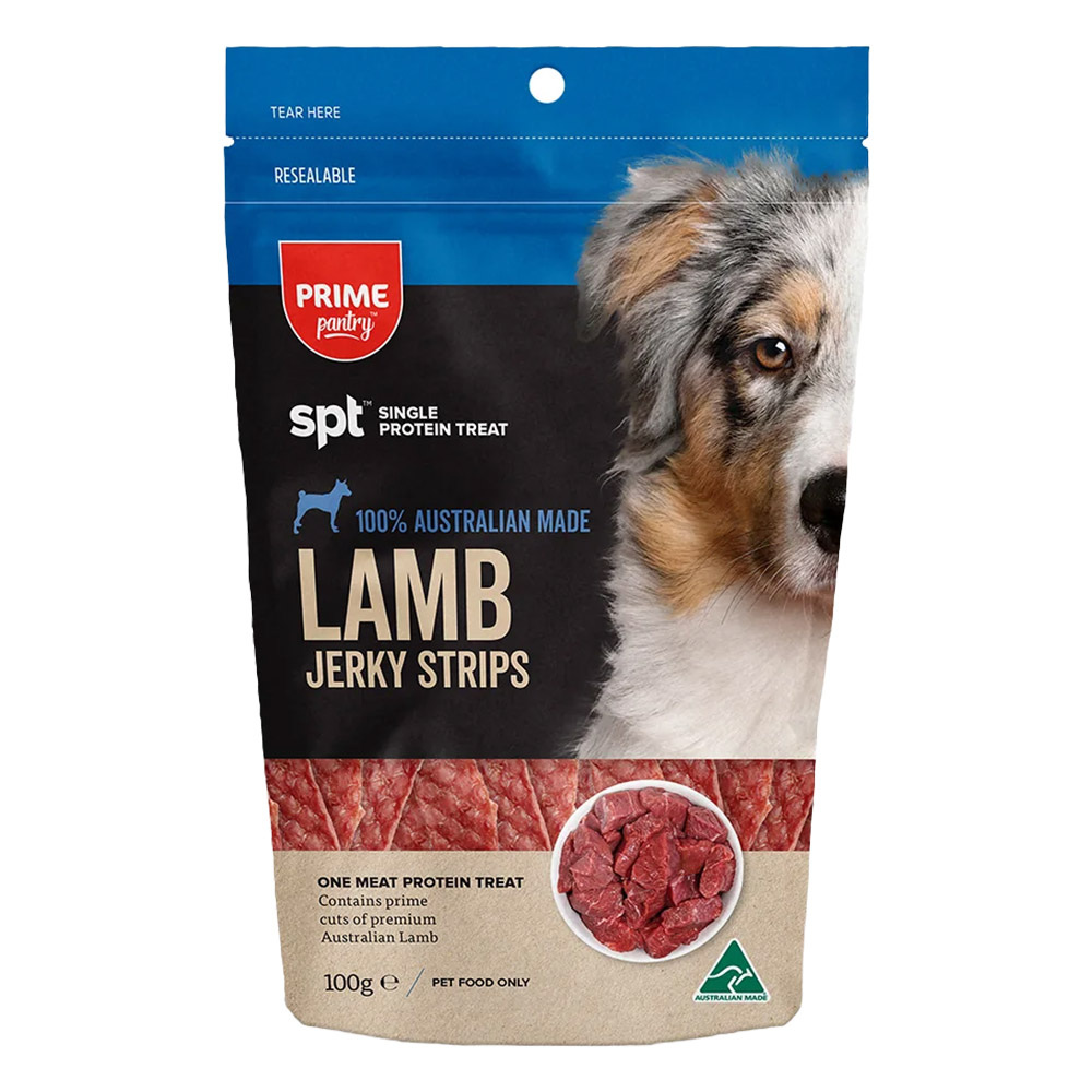 Buy Prime Pantry Spt Single Protein Lamb Jerky Strips Treats For Dogs ...