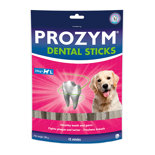 Prozym Rf2 Dental Sticks For Large Dogs Over 20 Kg (12 Pieces) 2 Super ...