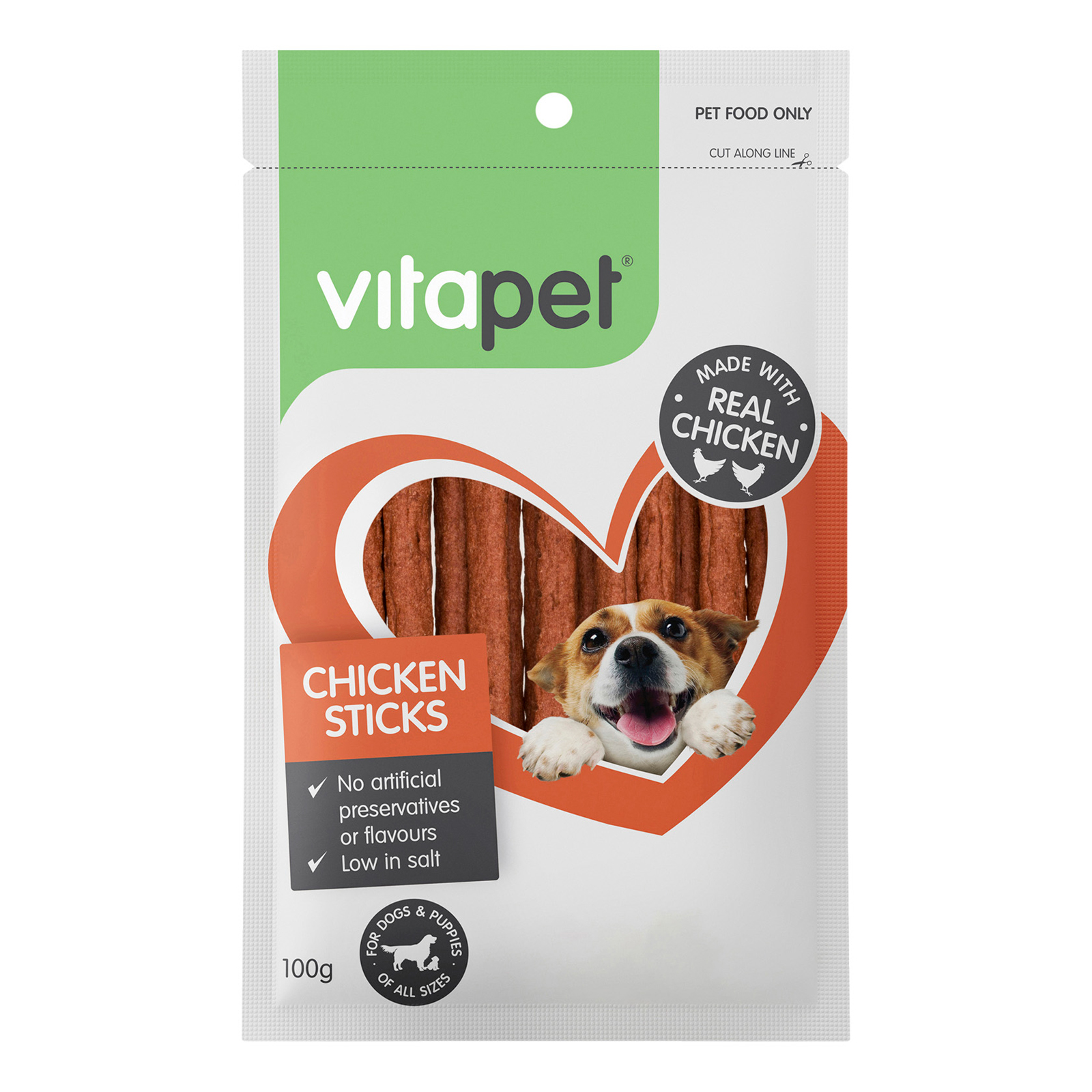 Vitapet Chicken Sticks Dog Treats 100 Gms