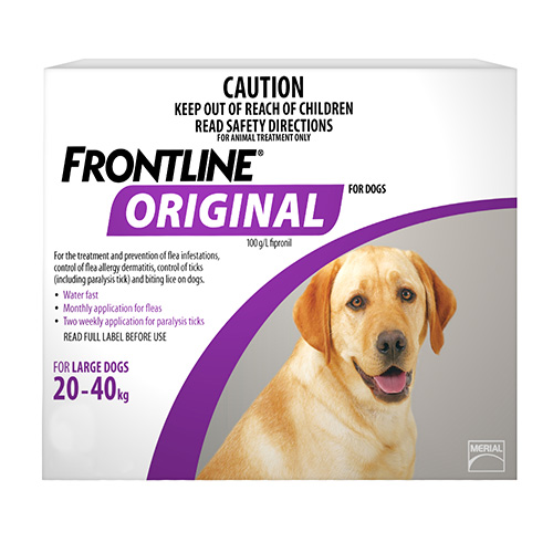 Buy Frontline Original For Large Dogs 20-40 Kg (Purple) - Free Shipping