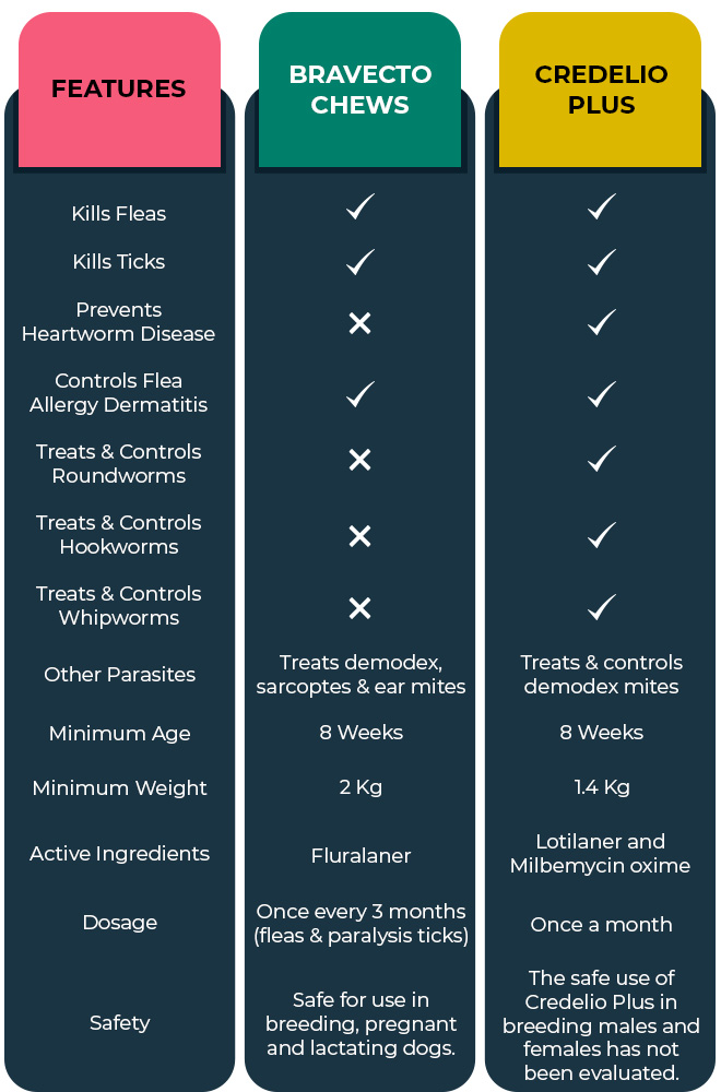 Bravecto vs. Credelio Plus for Dogs: Which is Best for Your Pet?