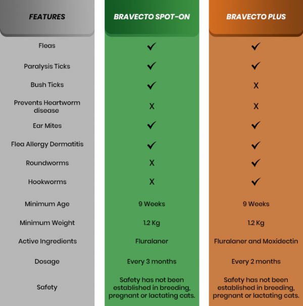 Bravecto Spot-On vs. Bravecto Plus: Which Parasitic Treatment Is Best ...
