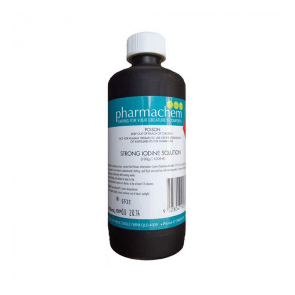 Buy Pharmachem Strong Iodine Solution For Dogs & Cats - Free Shipping